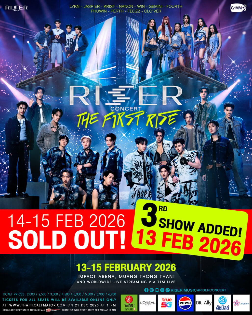 "WIN-KRIST-LYKN" นำทัพรอเสิร์ฟความฟินใน “RISER CONCERT : THE FIRST RISE ...